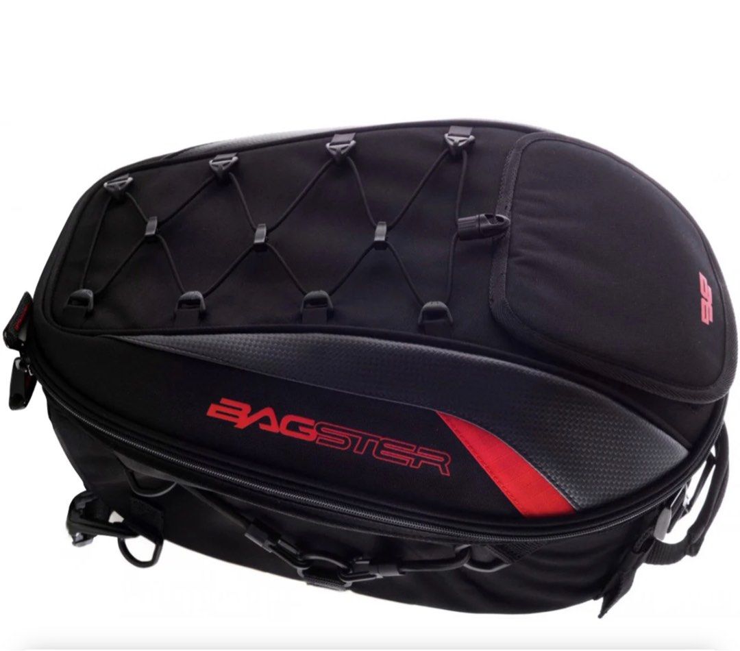 BAGSTER Spider Tail Bag w/full accessories, Motorcycles, Motorcycle ...