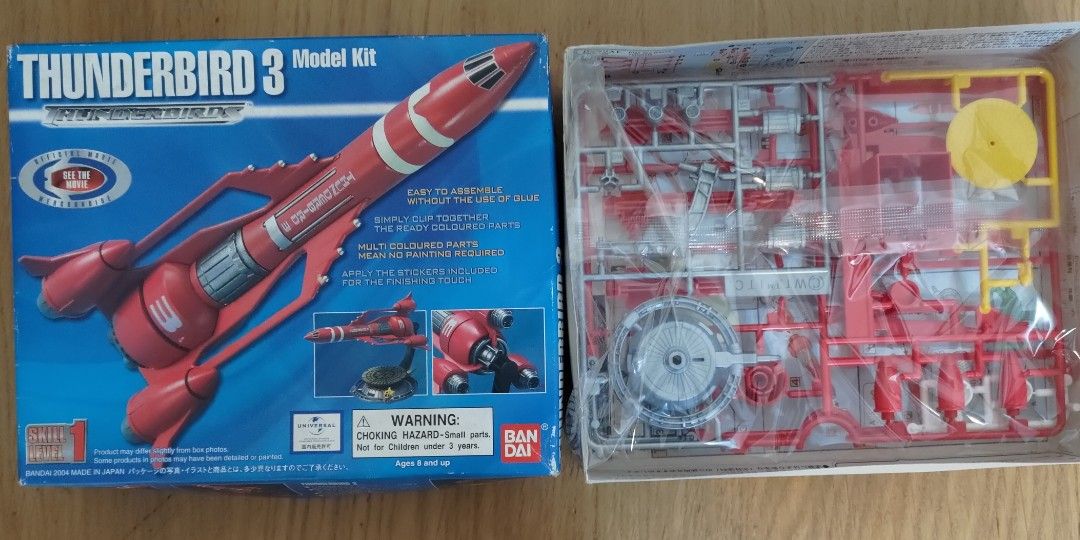 Bandai thunderbird 3 model kit, 興趣及遊戲, 玩具 & 遊戲類 - Carousell