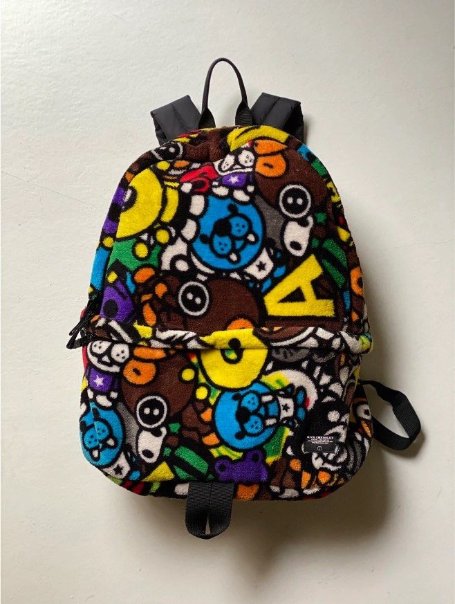 Bape x Baby Milo Fur Sherpa Backpack on Carousell