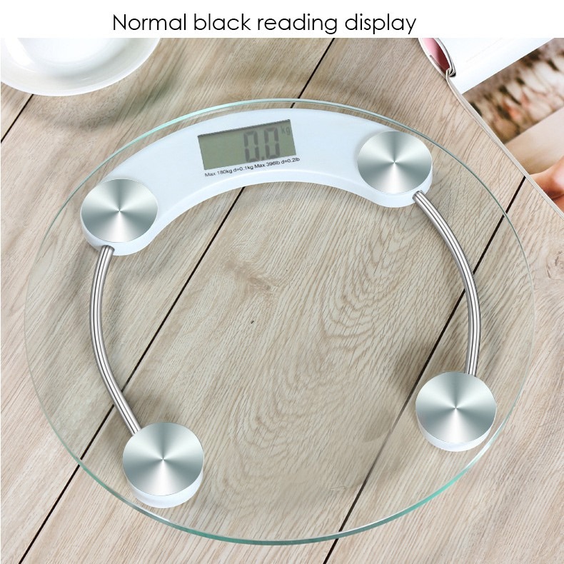 Basic Round Weighing Scale, Health & Nutrition, Health Monitors ...