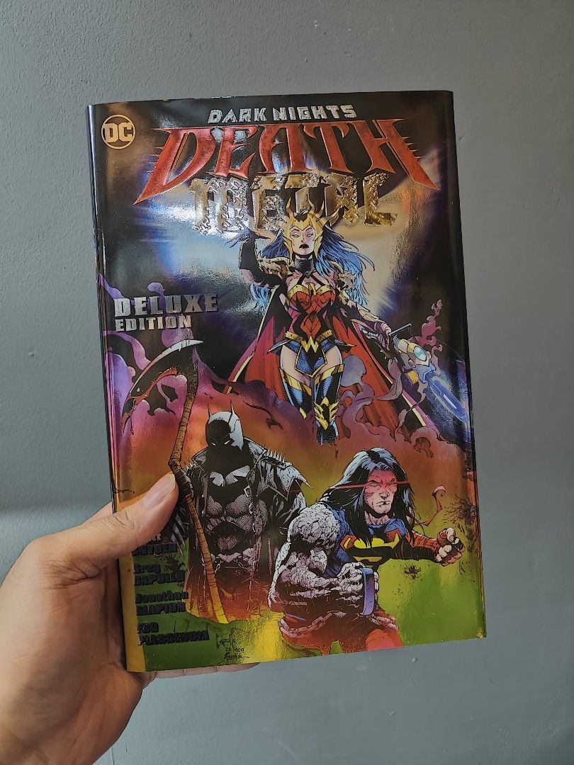 Batman DC hardcover death metal comic, Hobbies & Toys, Books ...