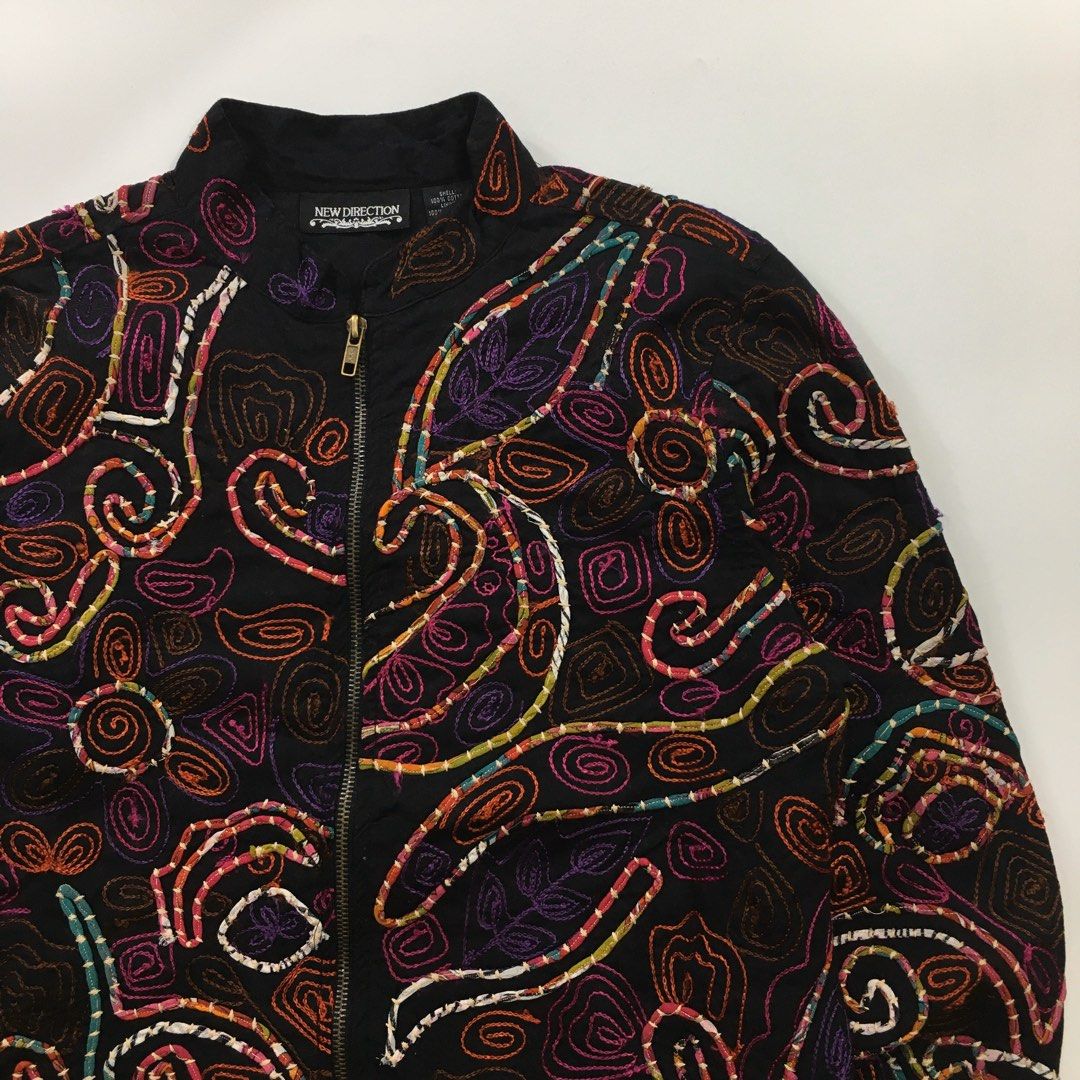 Beautiful Vintage New Direction Full Embroidered jacket, Men's Fashion ...