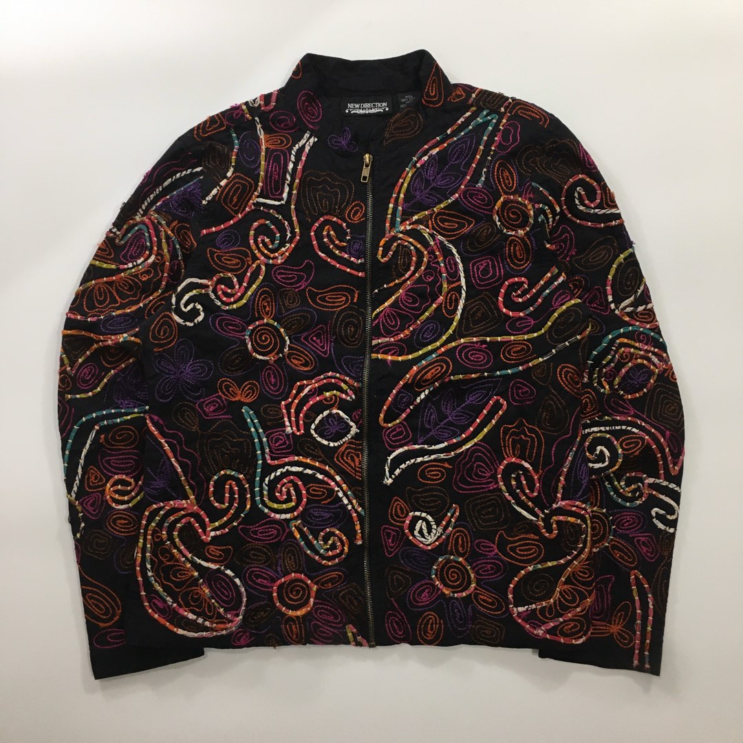 Beautiful Vintage New Direction Full Embroidered jacket, Men's Fashion ...