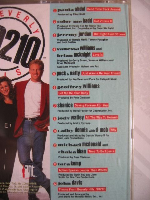 Beverly Hills 90210 (OST) CD (Paula Abdul, Color Me Badd, Jeremy Jordan ...