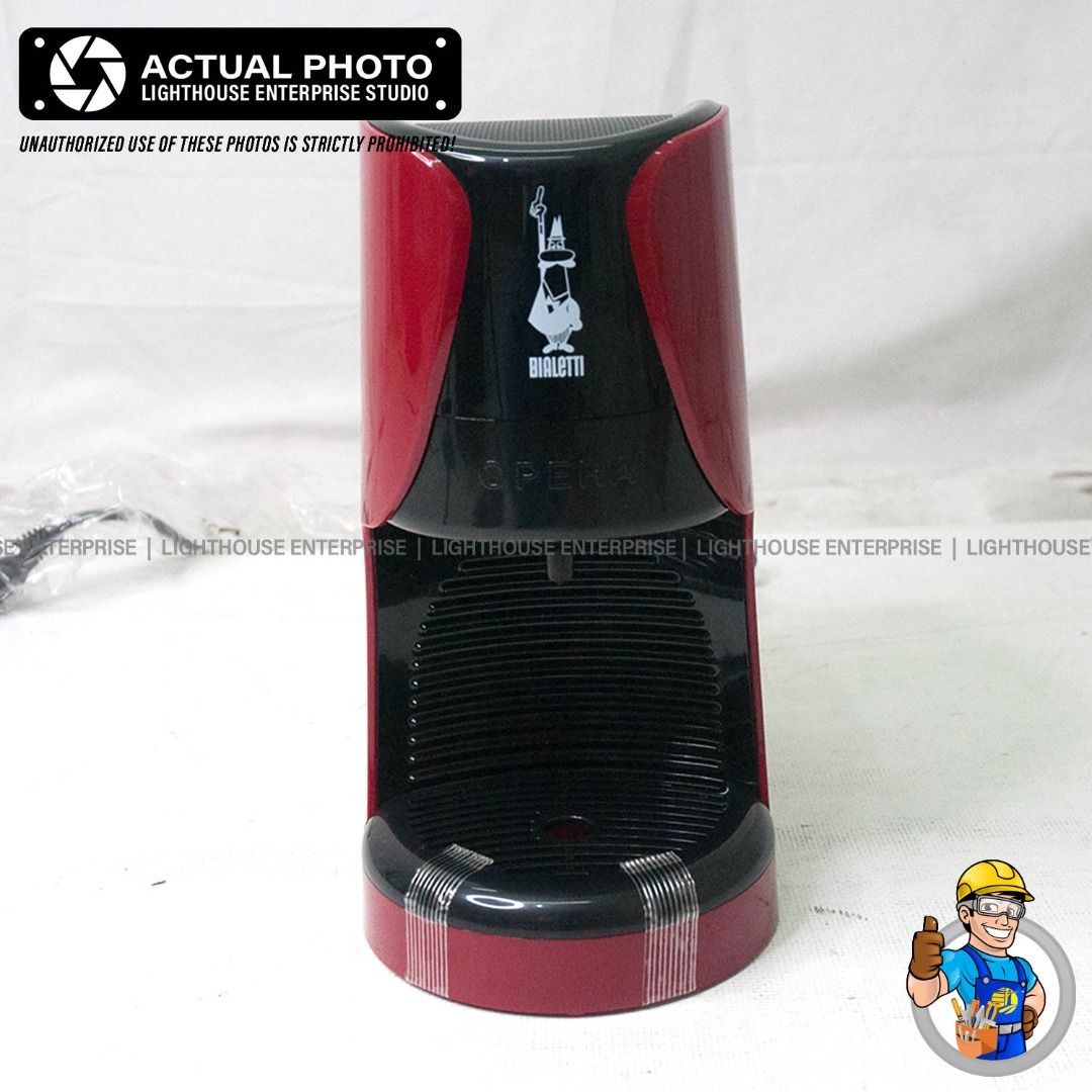 BIALETTI 1450W Espresso Machine Opera MONO System (CF-45-Red, CF-45 ...