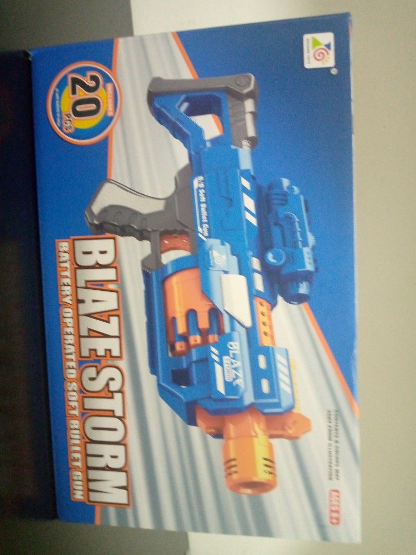 Blaze storm gun Toy gun, Hobbies & Toys, Toys & Games on Carousell