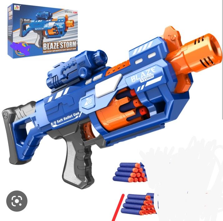 Blaze storm gun Toy gun, Hobbies & Toys, Toys & Games on Carousell