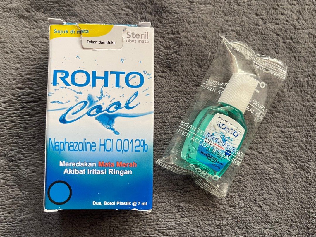 BNIB! Rohto Cool Eye Drops 7ml, Beauty & Personal Care, Vision Care on ...