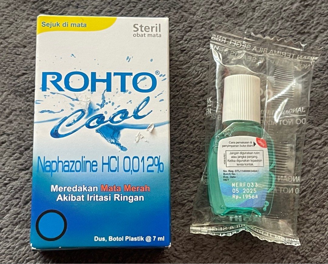 BNIB! Rohto Cool Eye Drops 7ml, Beauty & Personal Care, Vision Care on ...
