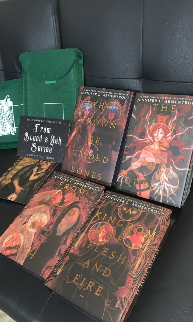 Bookish Box From Blood and Ash Series by Jennifer Armentrout, Hobbies ...