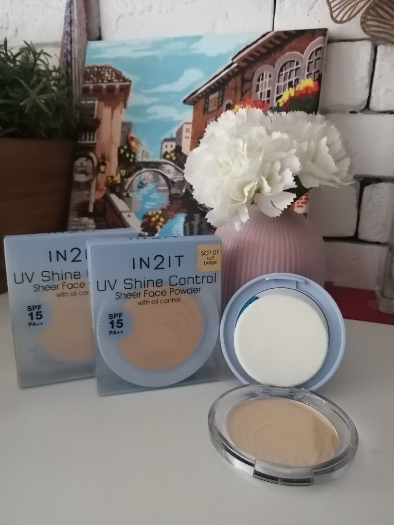 Brand New IN2IT UV Shine Control Sheer Face Powder, Beauty & Personal ...