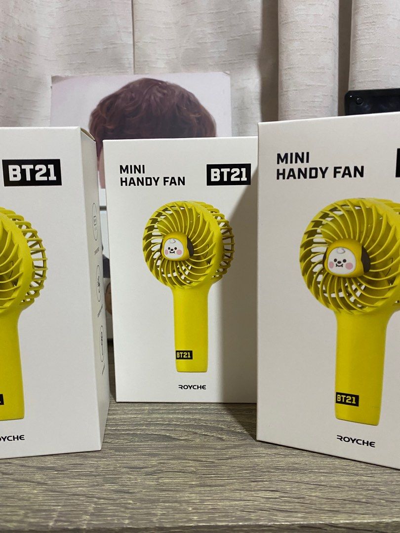 BT21 Chimmy Mini Fan DISPLAY ONLY, Hobbies & Toys, Memorabilia ...