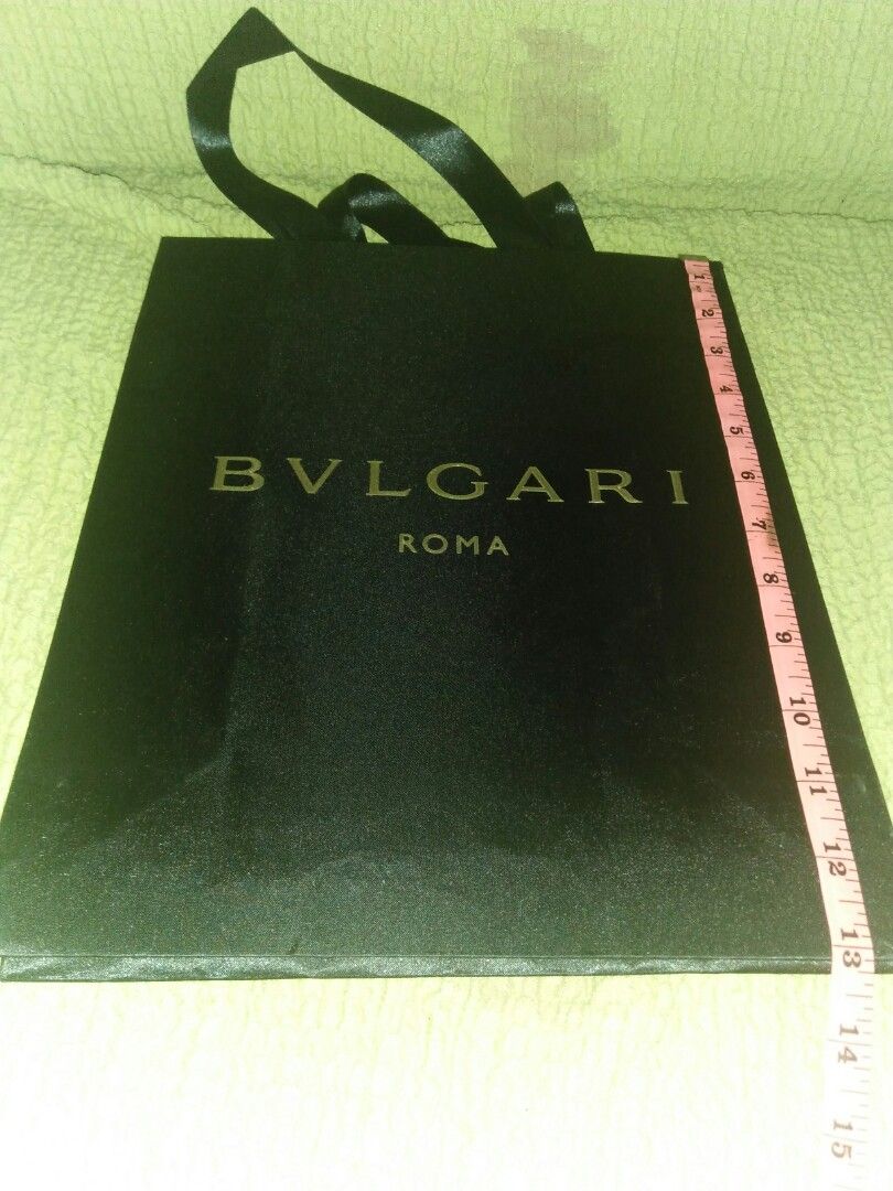 Bulgari Paper Bag, Luxury, Bags & Wallets on Carousell