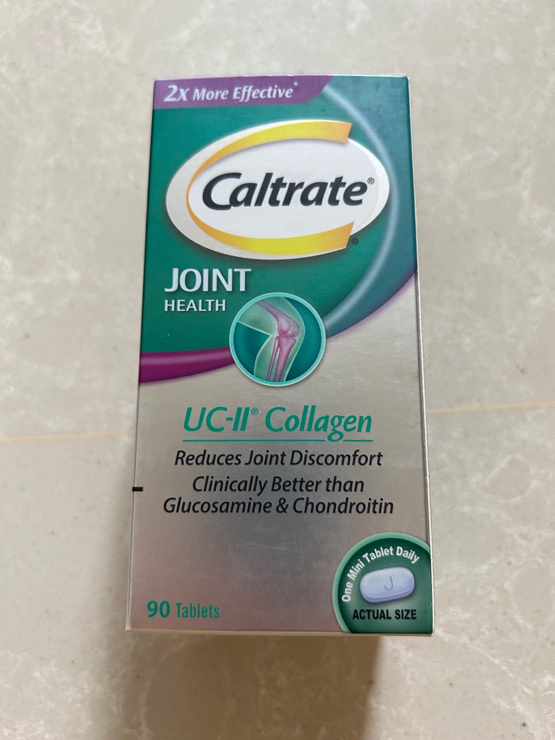 Caltrate Joint Health UC-II Collagen, 90 tablets (Exp: 05/2024), Health & Nutrition, Health ...