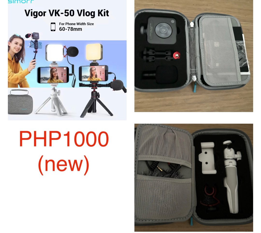Camera Mobile Phone Tripod Vlogging Set, Mobile Phones & Gadgets, Other ...