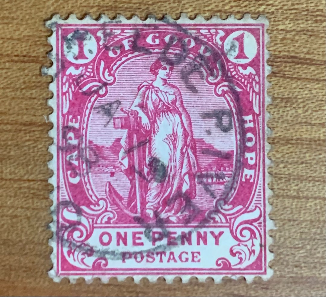 Cape of Good Hope one Penny red stamp, Hobbies & Toys, Memorabilia ...