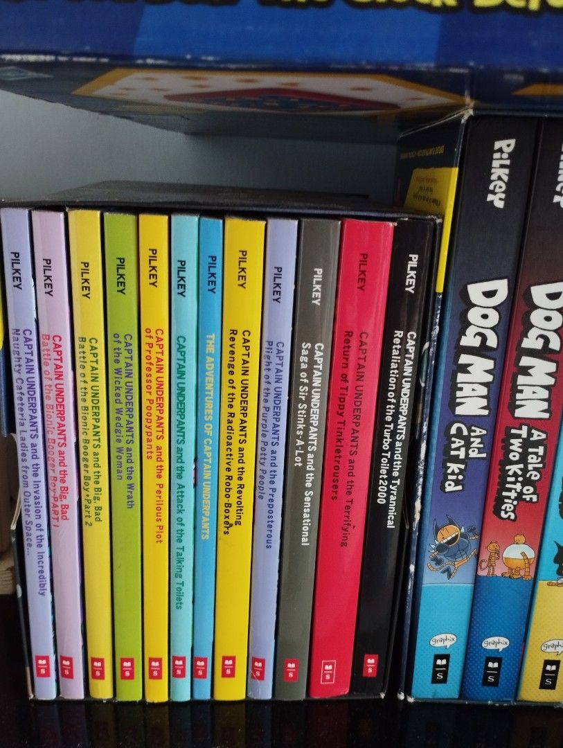 Captain underpants box set, Hobbies & Toys, Books & Magazines, Children ...