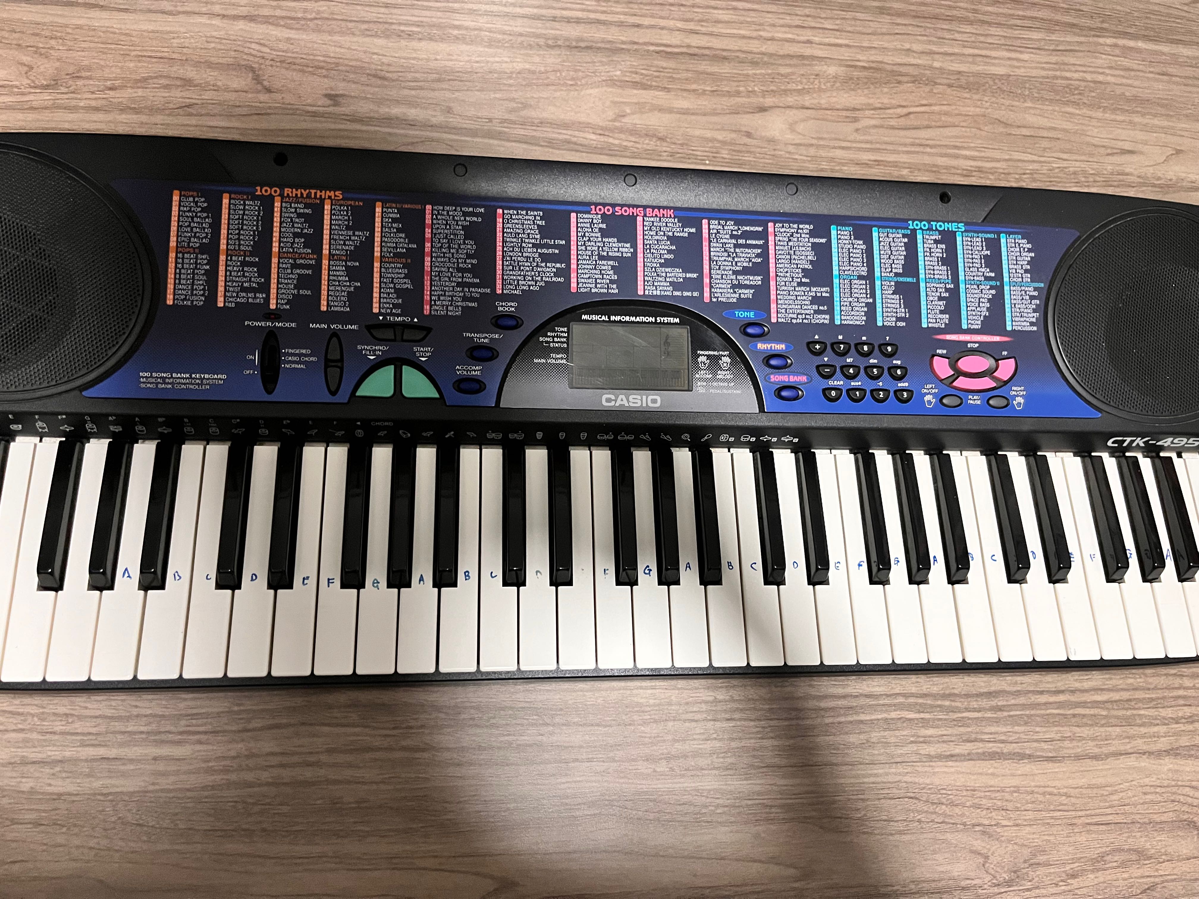 Casio Keyboard, Hobbies & Toys, Music & Media, Musical Instruments on ...