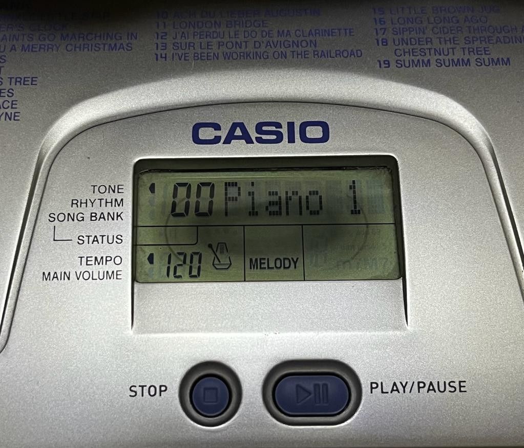 Casio Music Keyboard, Audio, Portable Music Players on Carousell