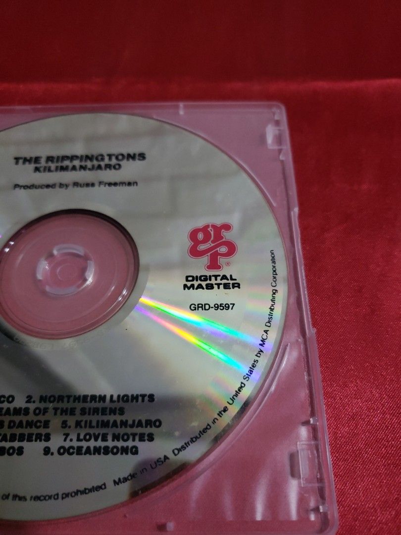 CD JAZZ / 1988 US PRESS GRP - THE RIPPINGTONS _ KILIMANJARO ( NO INLAY ...