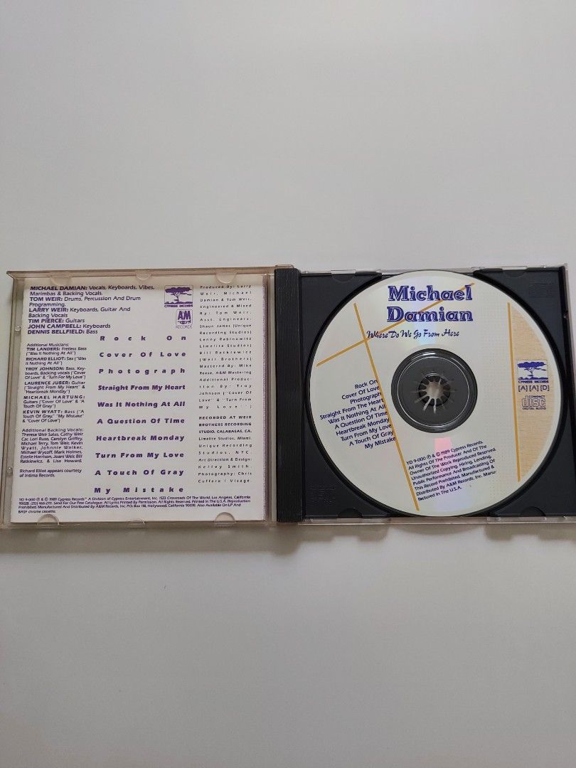 CD Michael Damian - Where Do We Go From Here, Hobbies & Toys, Music ...