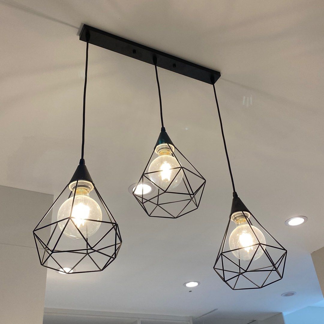 CEILING HANGING LIGHTS, Furniture & Home Living, Lighting & Fans ...