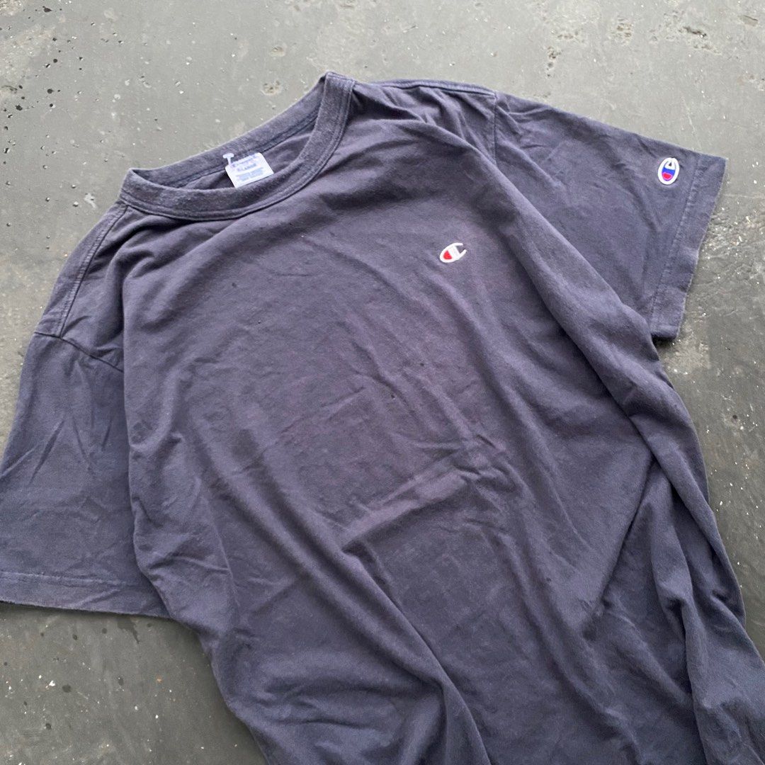 CHAMPION BASIC LOGO, Men's Fashion, Tops & Sets, Tshirts & Polo Shirts ...