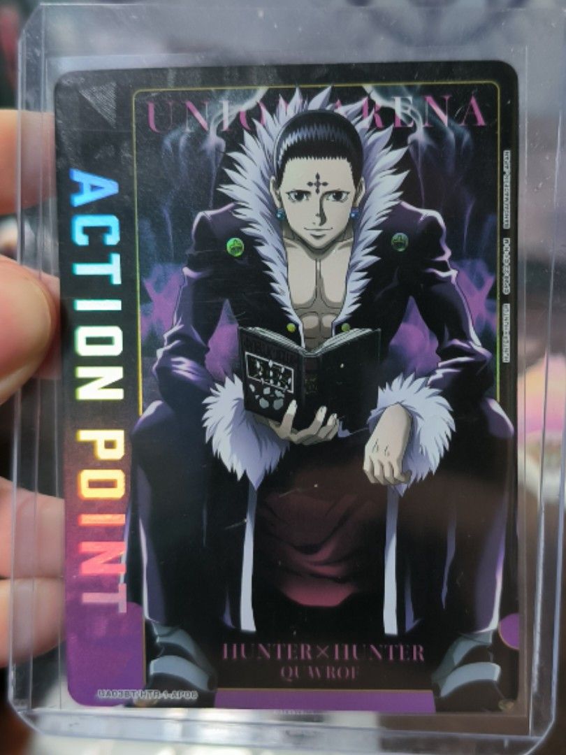 Chrollo Lucilfer Union Arena Action Point card, Hobbies & Toys, Toys ...