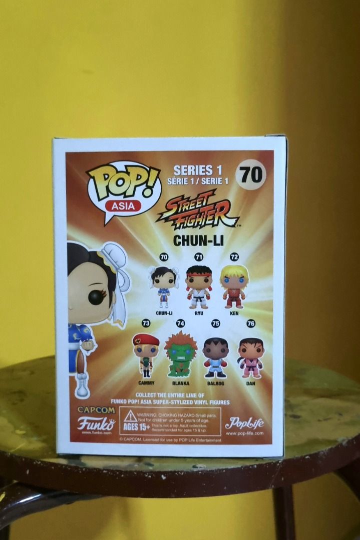 Chun - Li #70 (Funko Pop! Asia: Street Fighter), Hobbies & Toys, Toys ...