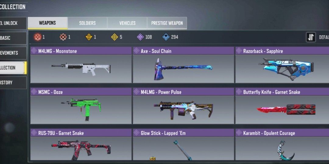 Codm Account ( Max AK Mythic + 5 Legendary Skin ), Video Gaming, Video ...