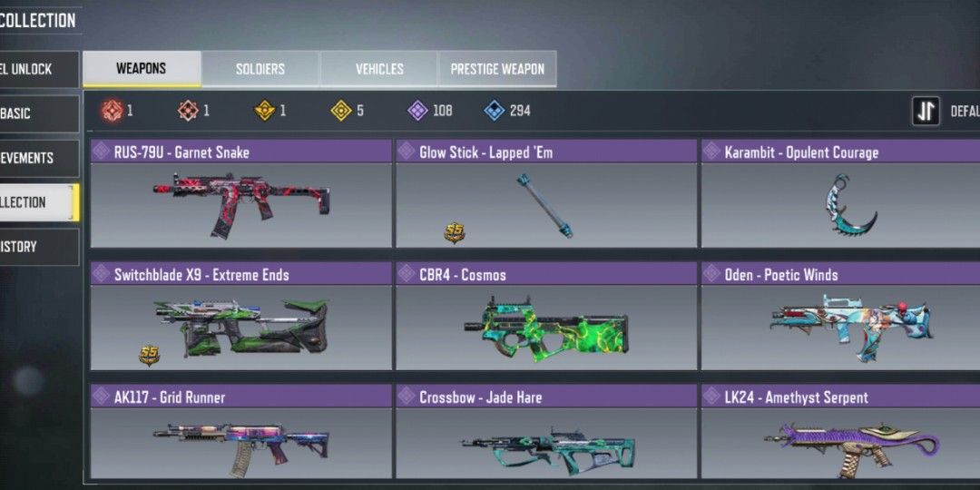 Codm Account ( Max AK Mythic + 5 Legendary Skin ), Video Gaming, Video ...