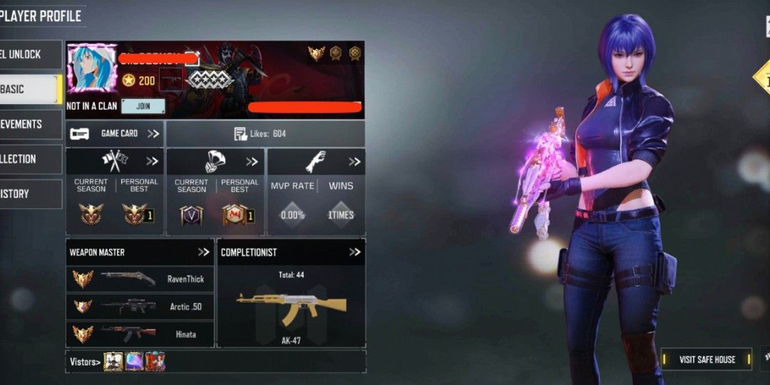 Codm Account ( Max AK Mythic + 5 Legendary Skin ), Video Gaming, Video ...