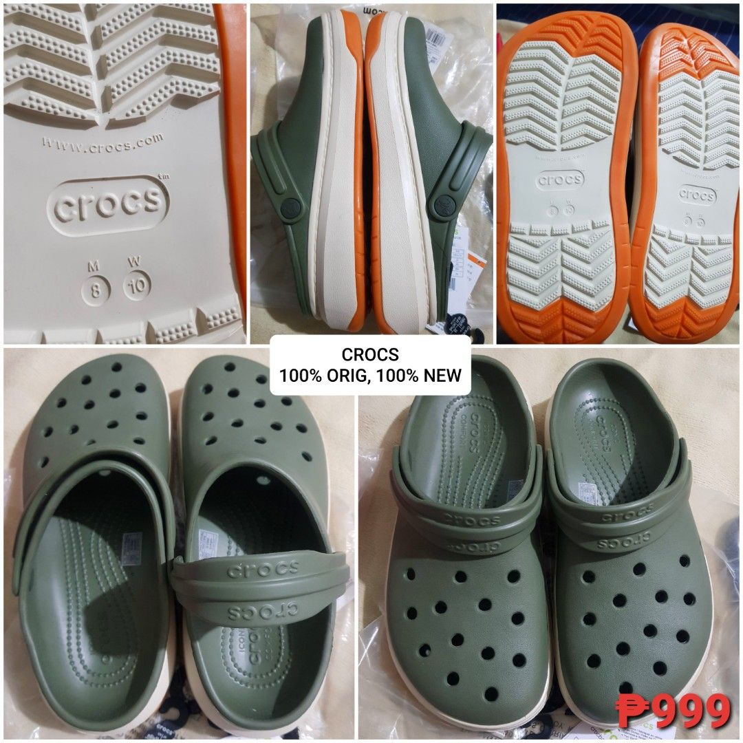 Crocs 100% Orig 100% New, Men's Fashion, Footwear, Slippers & Slides on ...