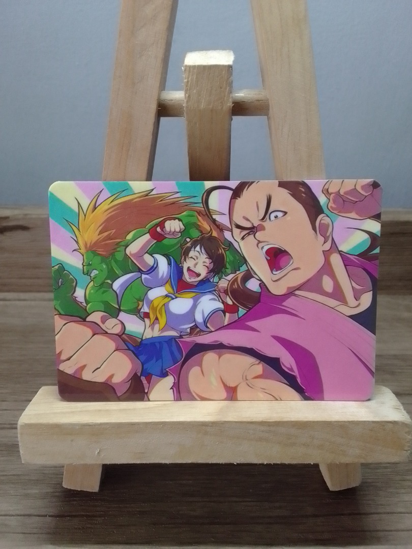 DAN SAKURA BLANKA STREET FIGHTER ART CARD - CUSTOM, Hobbies & Toys ...