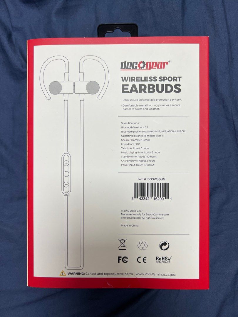Dec Gear Wireless Sport Earbuds, 音響器材, 耳機 - Carousell