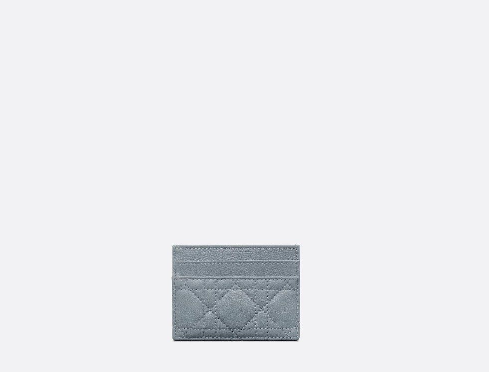 Dior Caro Card Holder (cloud blue), Women's Fashion, Bags & Wallets ...