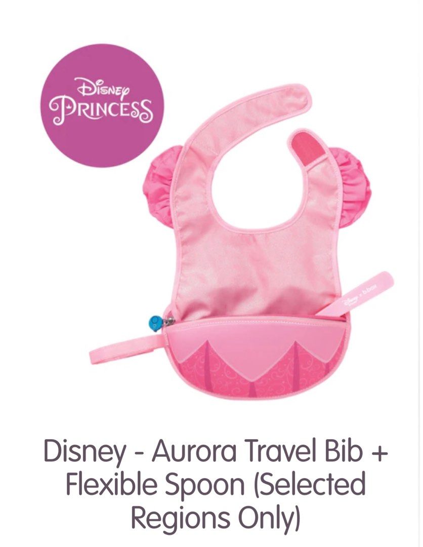 Disney baby bbox travel bib and silicone spoon, Babies & Kids, Nursing ...