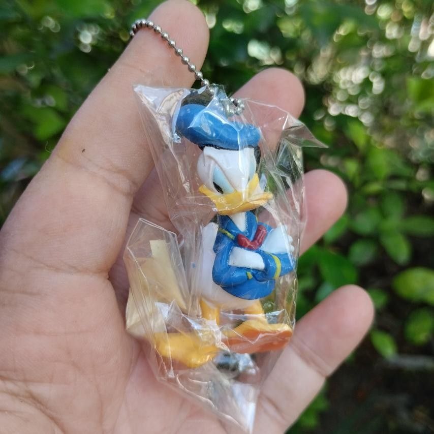 DISNEY Donald Duck Angry Figure Keychain on Carousell