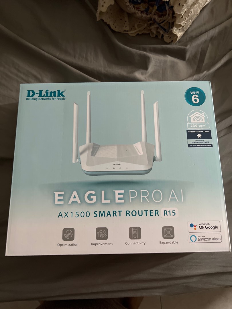D-Link Eaglepro AI AX1500 Smart Router R15, Computers & Tech, Parts ...