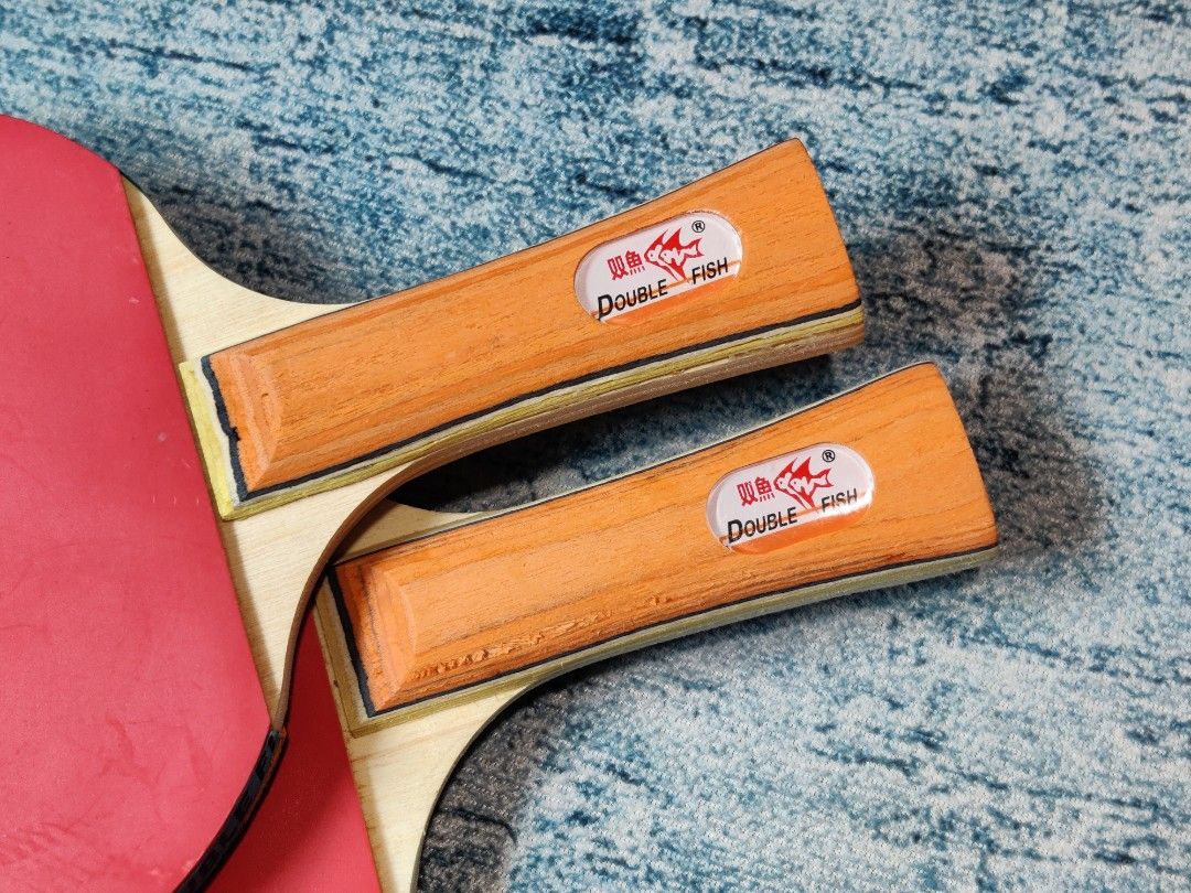 Double Fish table tennis racket ping pong racquet, Sports Equipment ...