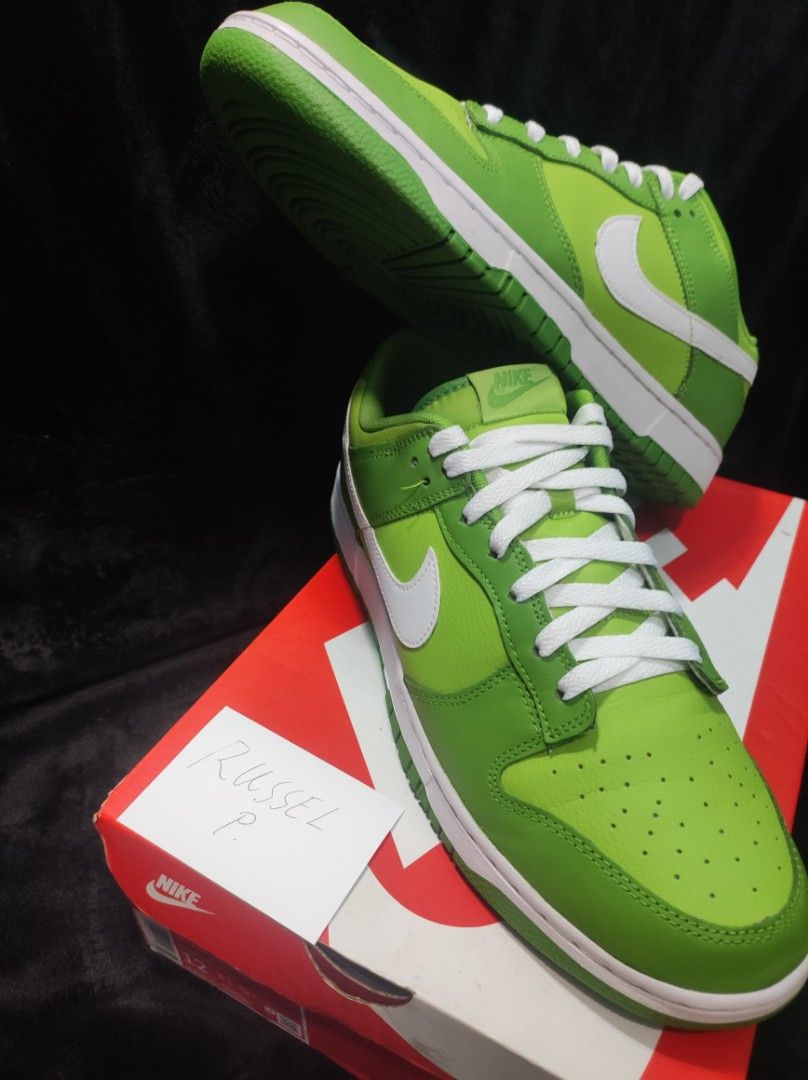 Dunk low Chlorophyll, Men's Fashion, Footwear, Sneakers on Carousell