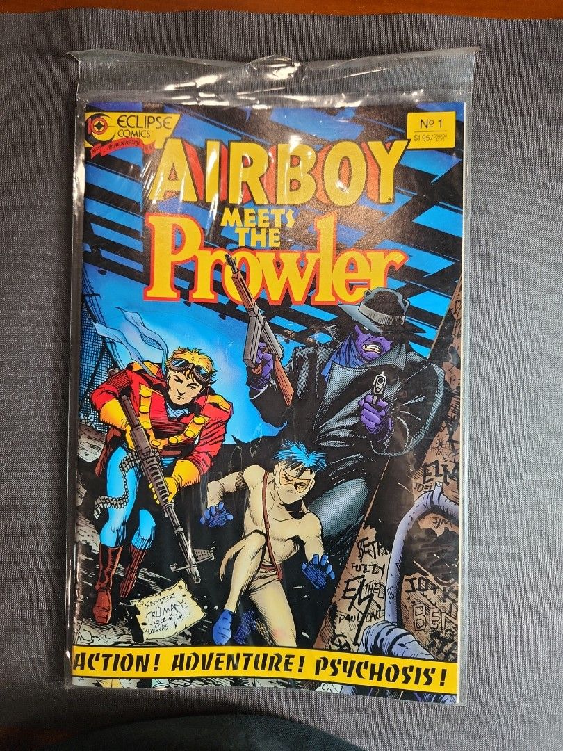 Eclipse Comics Airboy meets the Prowler #1 (1987), Hobbies & Toys, Books & Magazines, Comics ...
