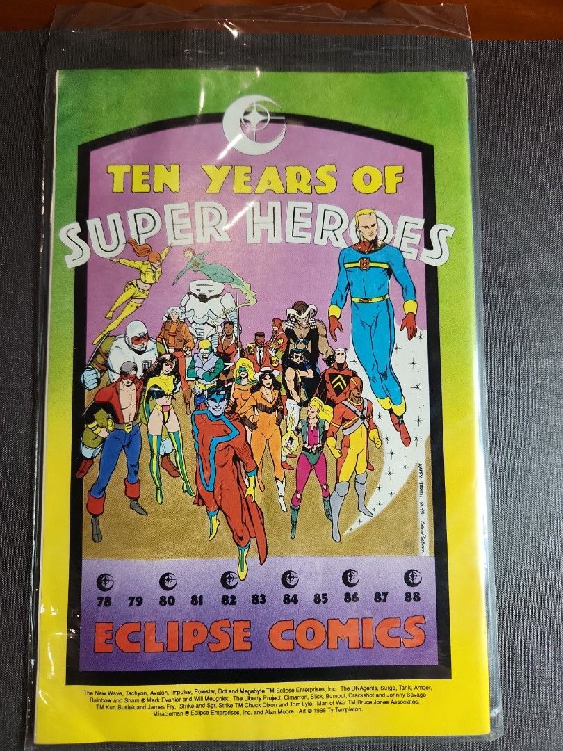 Eclipse Comics Sky Wolf #1 (1988), Hobbies & Toys, Books & Magazines, Comics & Manga on Carousell