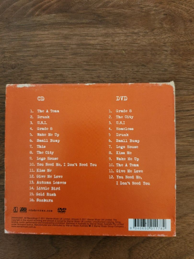 Ed Sheeran+ CD and DVD, Hobbies & Toys, Music & Media, CDs & DVDs on ...