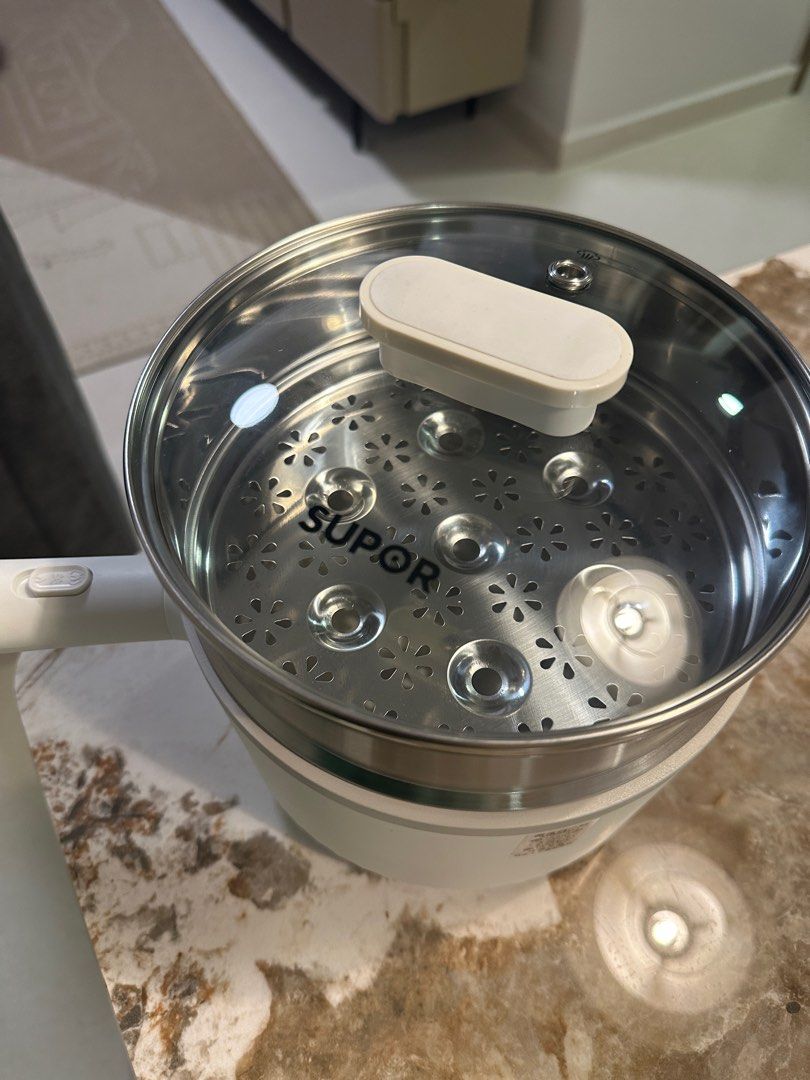 Electric self cook pot with steam function, Furniture & Home Living ...