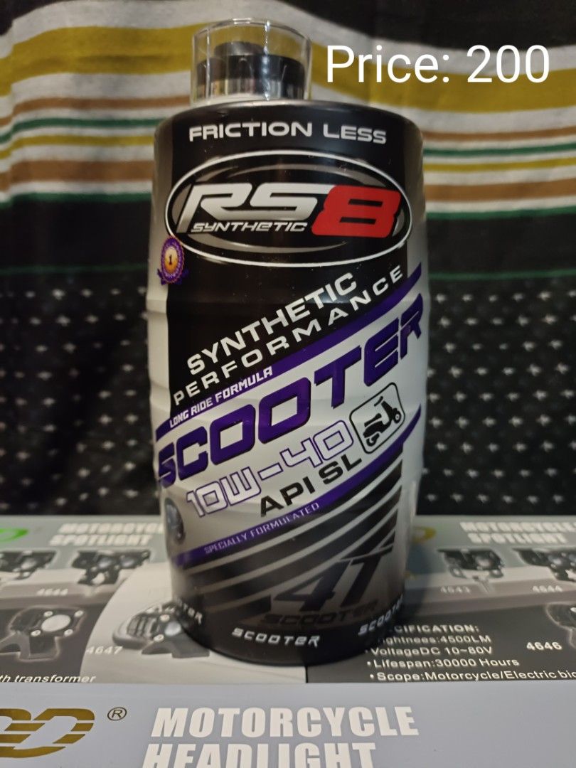 Engine Oil "RS8 Synthetic", Motorbikes, Motorbike Parts & Accessories ...