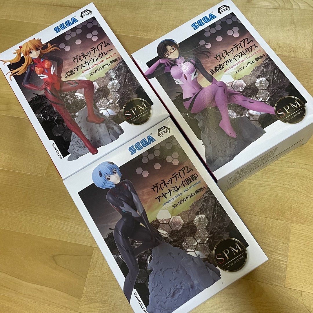 Evangelion Figures (Asuka Shikinami Langley, Mari Makinami Illustrious ...