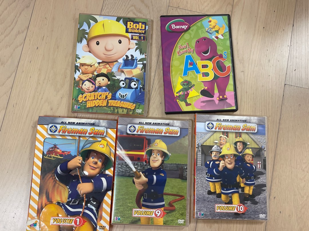 Fireman Sam Bob the builder Barney, 興趣及遊戲, 音樂、樂器 & 配件, 音樂與媒體 - CD 及 DVD ...
