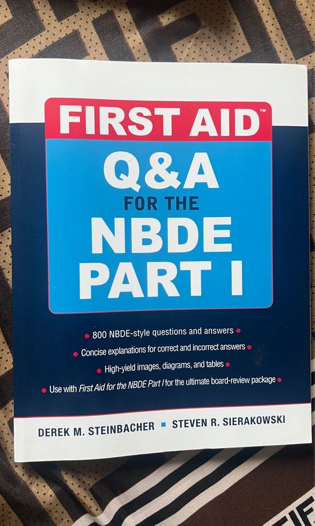 First AIDQ&A for NBDE Part 1, Hobbies & Toys, Books & Magazines ...