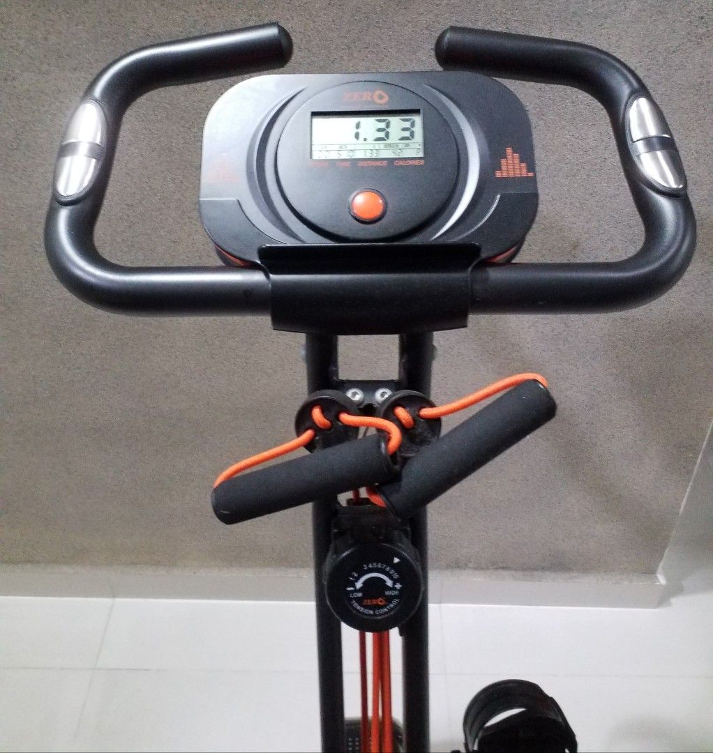 Foldable Zero X6 air bike gym bike, Sports Equipment, Exercise ...